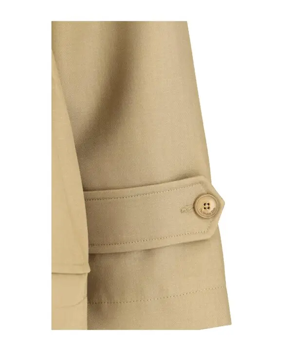 THE FRANKIE SHOP Kelia Belted Utility Jacket - Sage