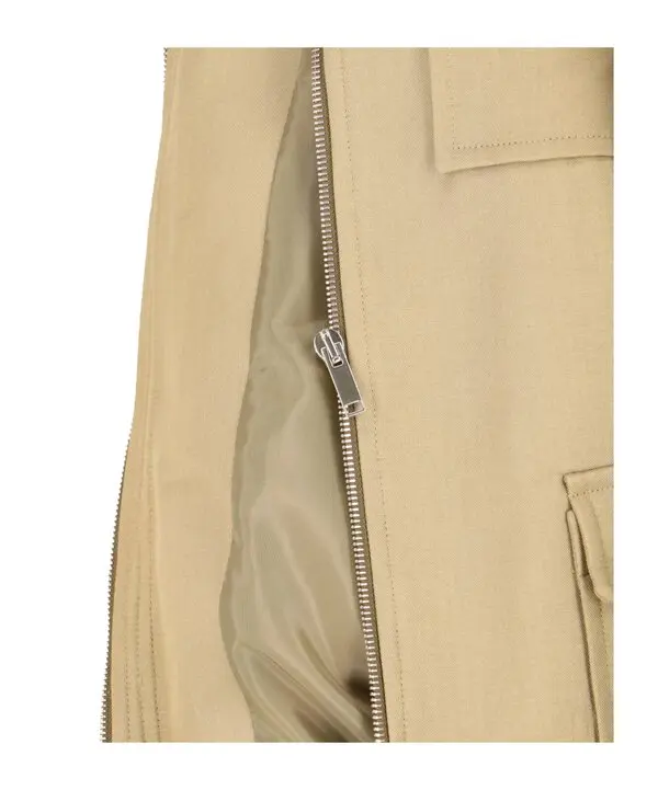 THE FRANKIE SHOP Kelia Belted Utility Jacket - Sage