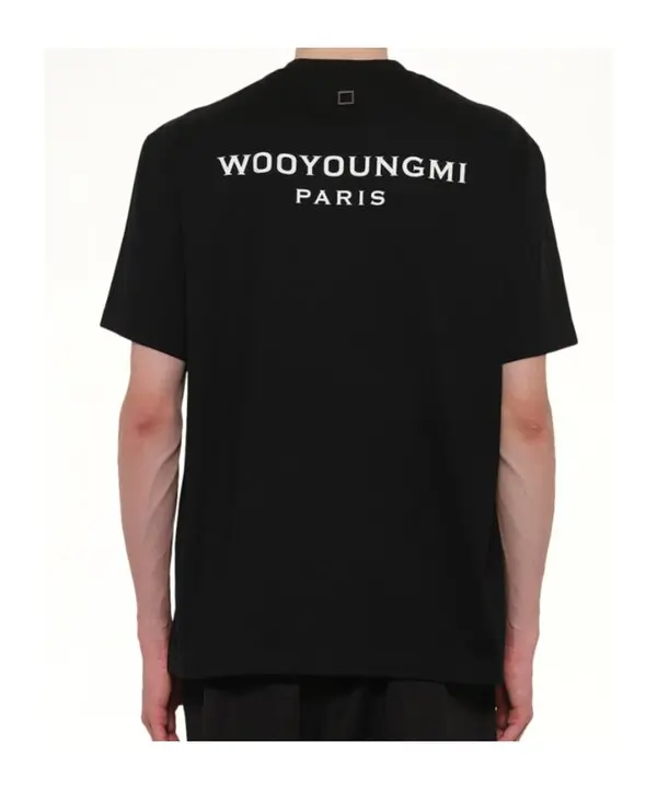 WOOYOUNGMI Back Logo T-shirt - Black