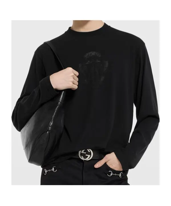 Gucci Crewneck Long-sleeve T-shirt