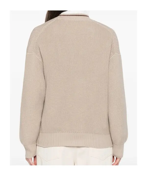 Brunello Cucinelli Cardigan With Striped Detail
