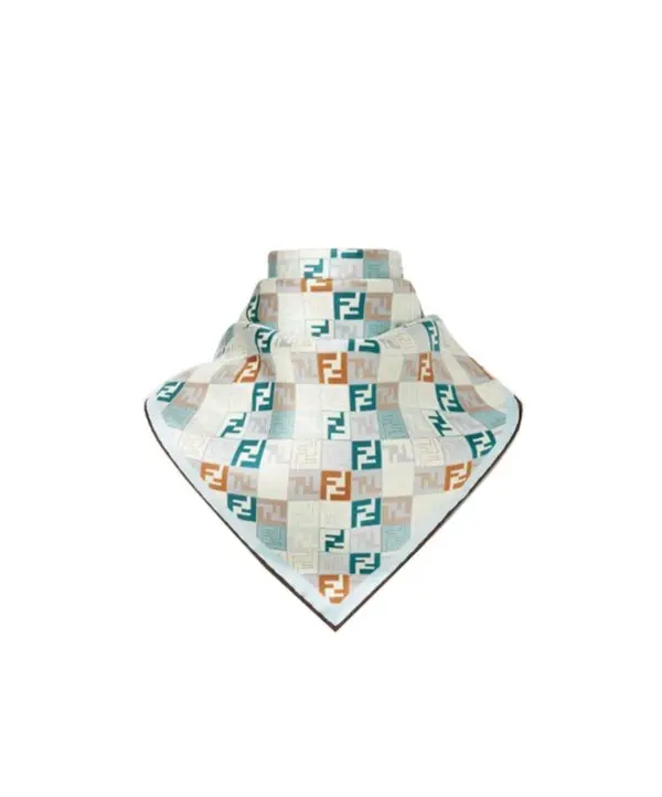 Fendi Monogrammed Square Scarf