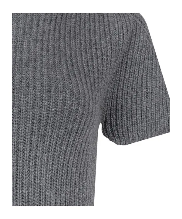 Magda Butrym High Neck Knitted Dress