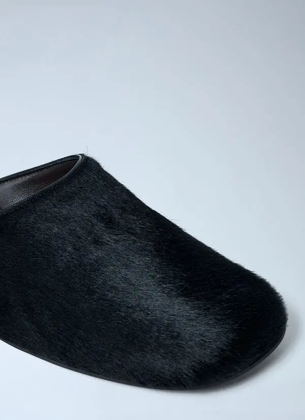 THE ROW Penelope Mules - Black