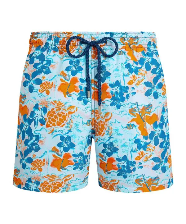 Vilebrequin Tropical Print Swim Shorts - Coin Coin