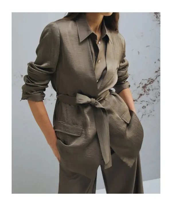 Marella Belted Twill Jacket