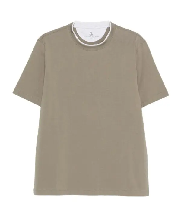 Brunello Cucinelli Layered-effect Crewneck T-shirt