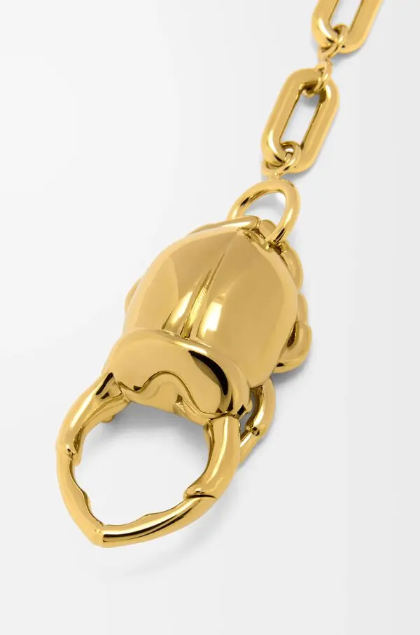 Loewe Brass Beetle Carabiner Pendant