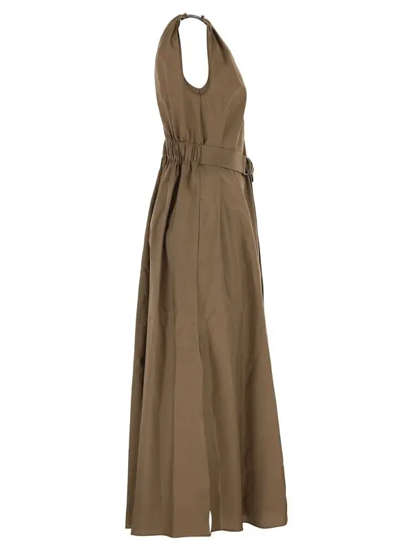Brunello Cucinelli Belted Midi Dress - No