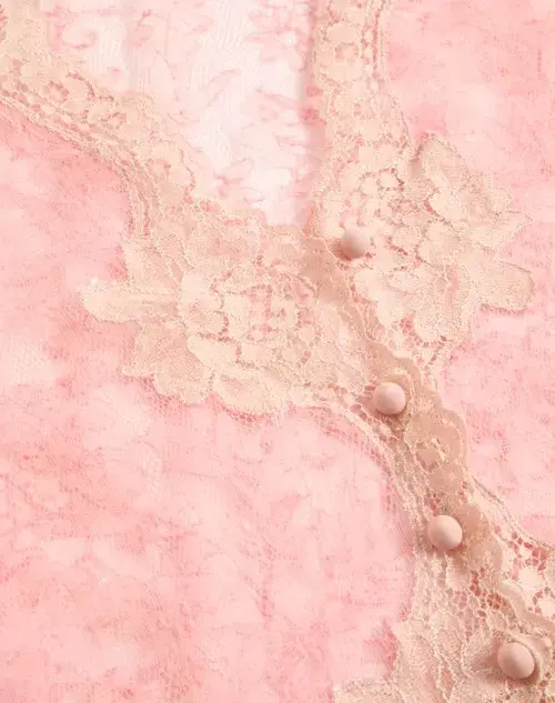 Valentino Garavani Stretch Lace Cardigan - Pink