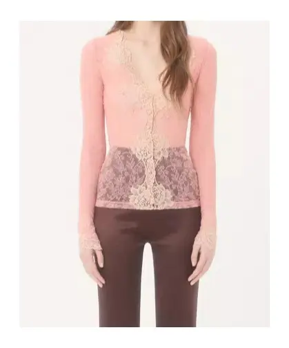 Valentino Garavani Stretch Lace Cardigan - Pink