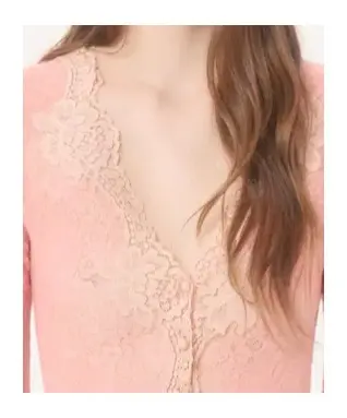 Valentino Garavani Stretch Lace Cardigan - Pink