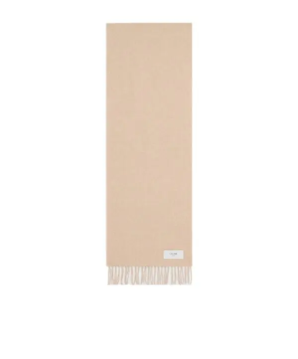 Celine Scarf In Cashmere - Natural Color