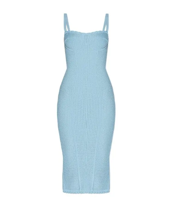 Dolce & Gabbana Crochet Midi Dress