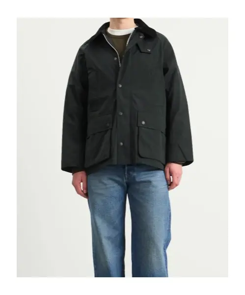 Barbour Corduroy Collar Jacket - Black