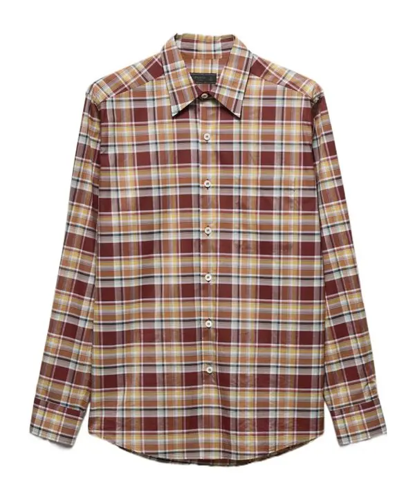 Prada Checked Cotton Shirt