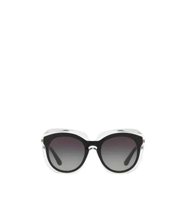 Dolce & Gabbana Cat Eye Logo Sunglasses - Black