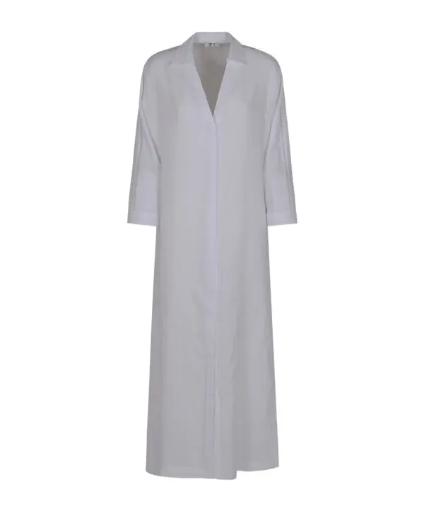 Peserico Embellished V-neck Maxi Dress