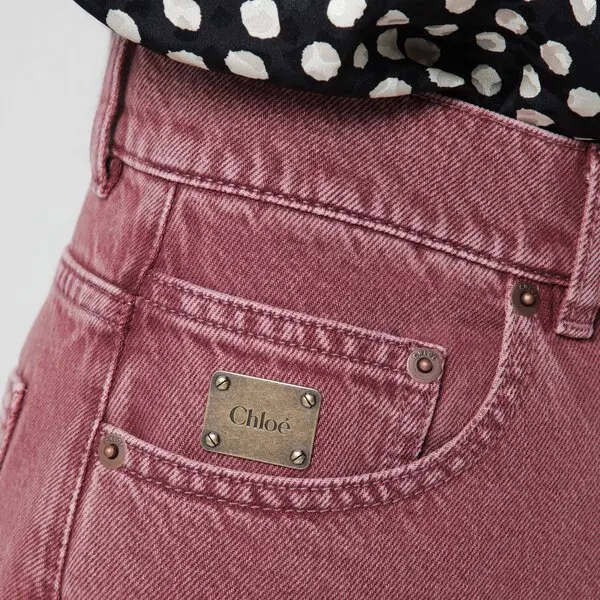 Chloé High-rise Straight Leg Jeans