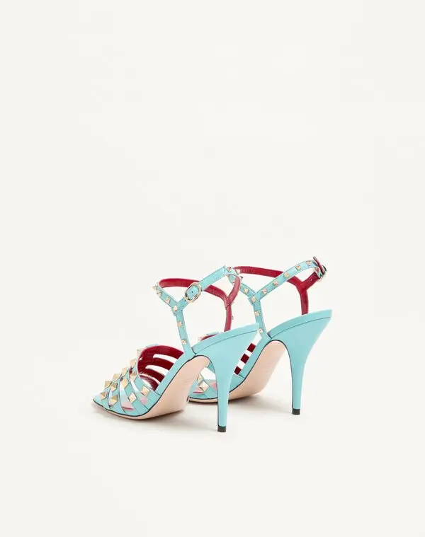 Valentino Garavani Rockstud Kidskin Stiletto Sandals