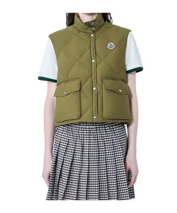 Moncler Biois Down Vest - Green