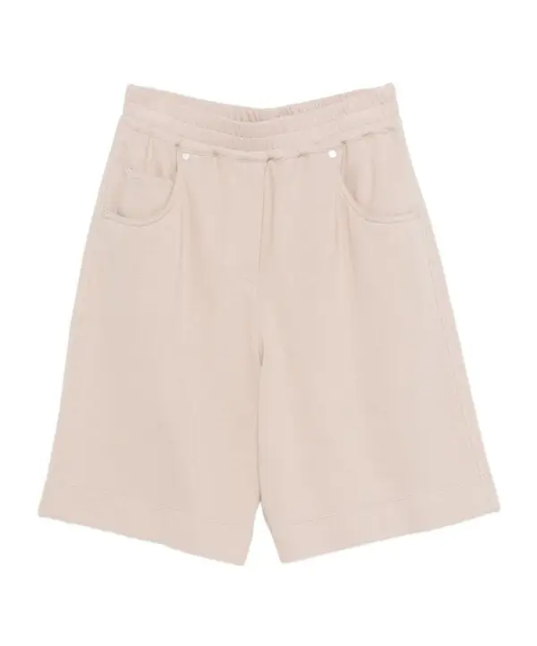 Brunello Cucinelli Elastic Waistband Shorts - Nude