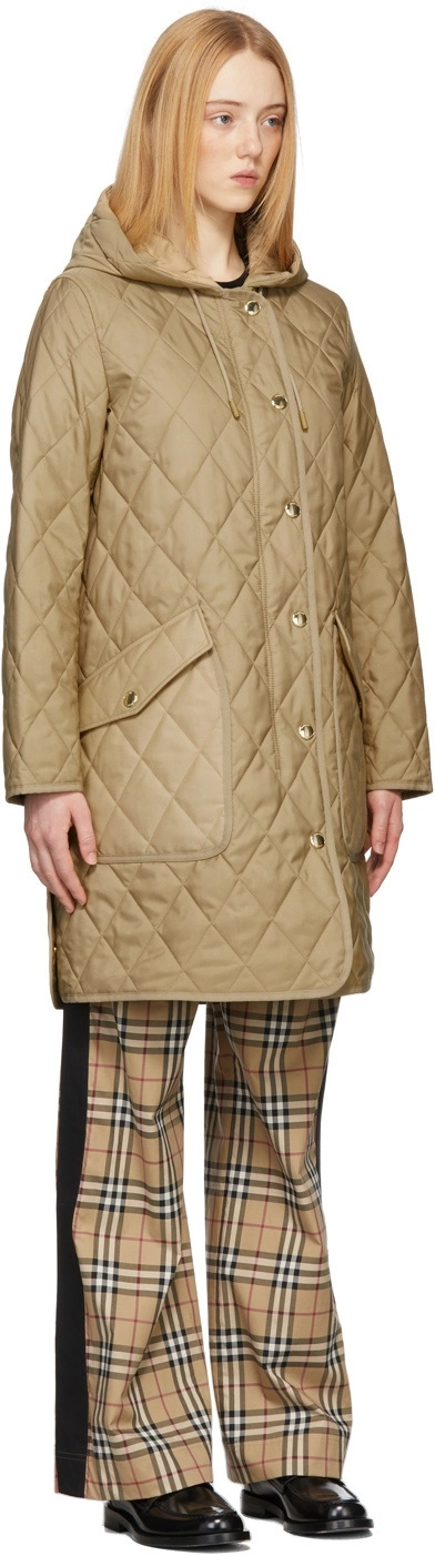 Burberry Diamond Quilted Hooded Coat