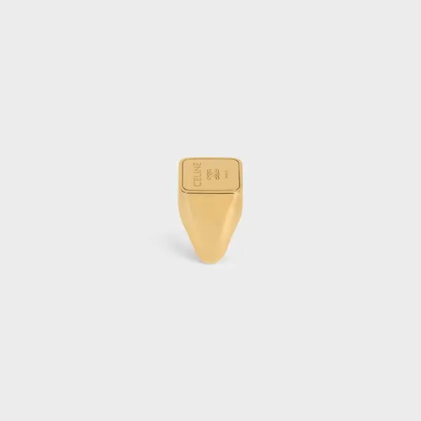 Celine Triomphe Square Signet Ring