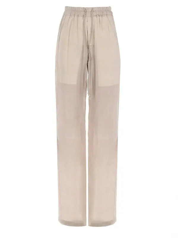 Rick Owens Dietrich Wide-leg Pants - Nude