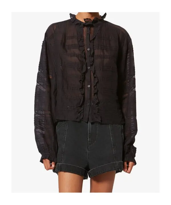 Isabel Marant Étoile Peline Long-sleeved Lace Blouse