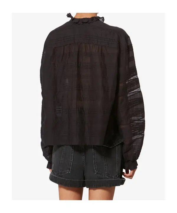 Isabel Marant Étoile Peline Long-sleeved Lace Blouse