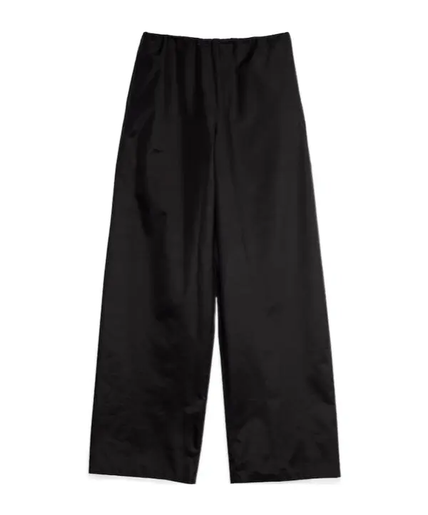 Gucci Technical Silk Poplin Wide Leg Pants