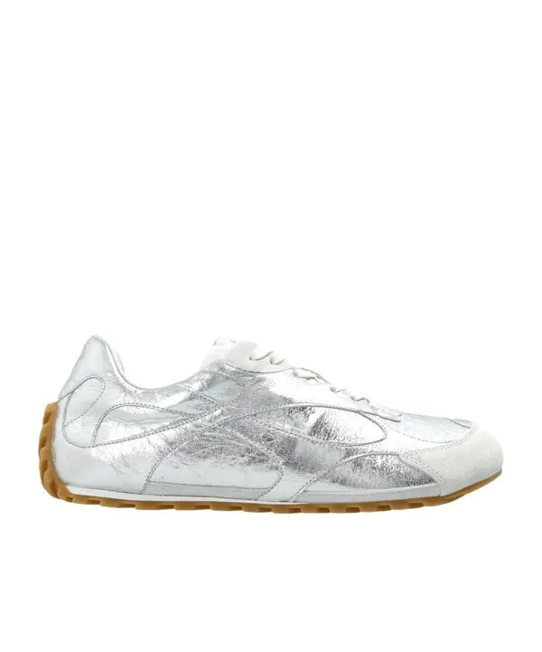 Bottega Veneta Orbit Flash Sneakers - Silver
