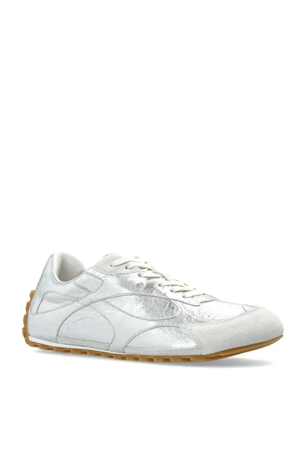 Bottega Veneta Orbit Flash Sneakers - Silver