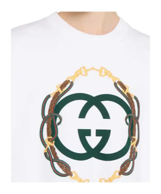 Gucci Cotton Jersey Sweatshirt With Interlocking G Print