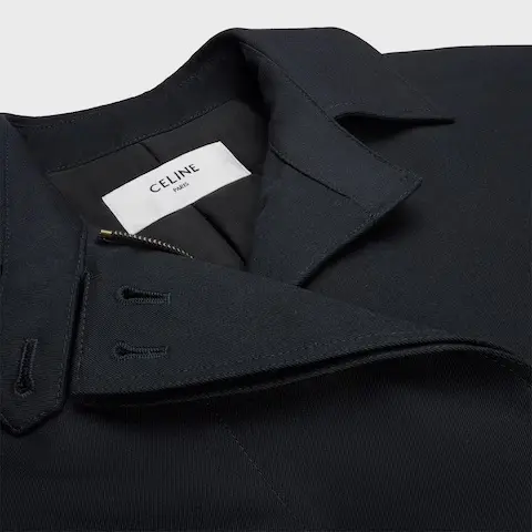 Celine Jacket In Wool And Cotton Gabardine