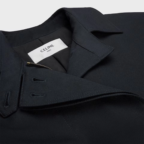 Celine Jacket In Wool And Cotton Gabardine