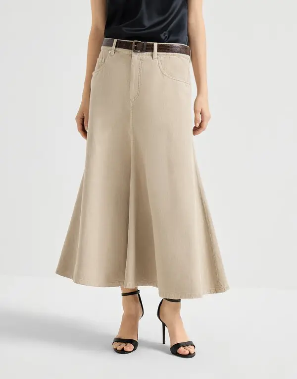 Brunello Cucinelli Five-pocket Flared Skirt