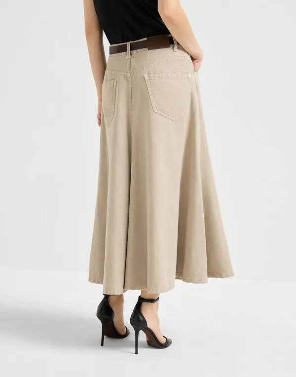 Brunello Cucinelli Five-pocket Flared Skirt