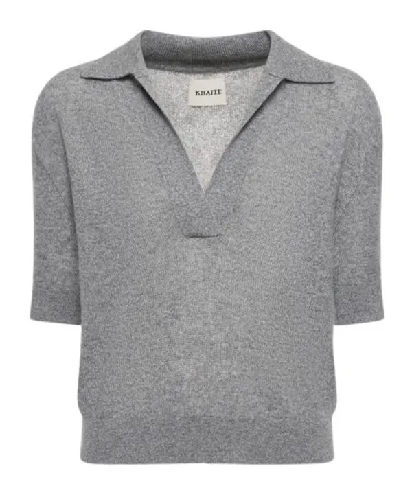 Khaite Shrunken Jo Cashmere Blend Sweater