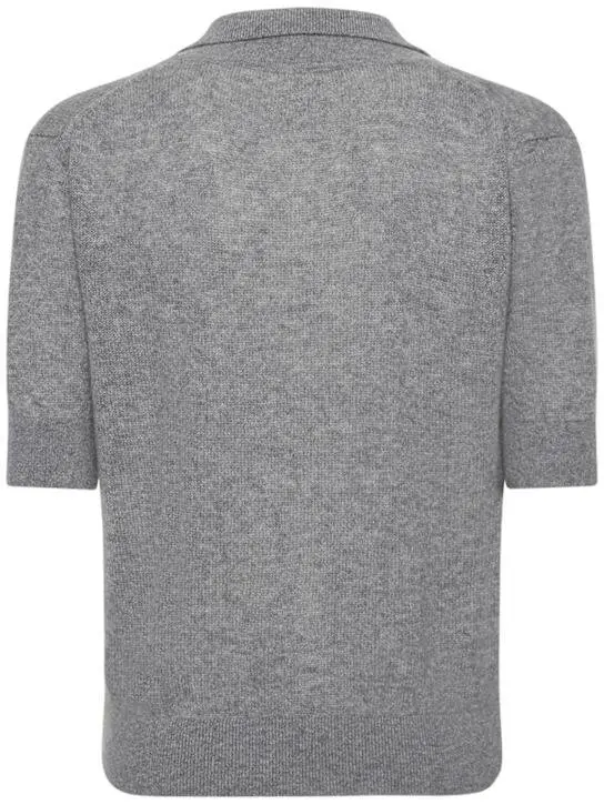 Khaite Shrunken Jo Cashmere Blend Sweater