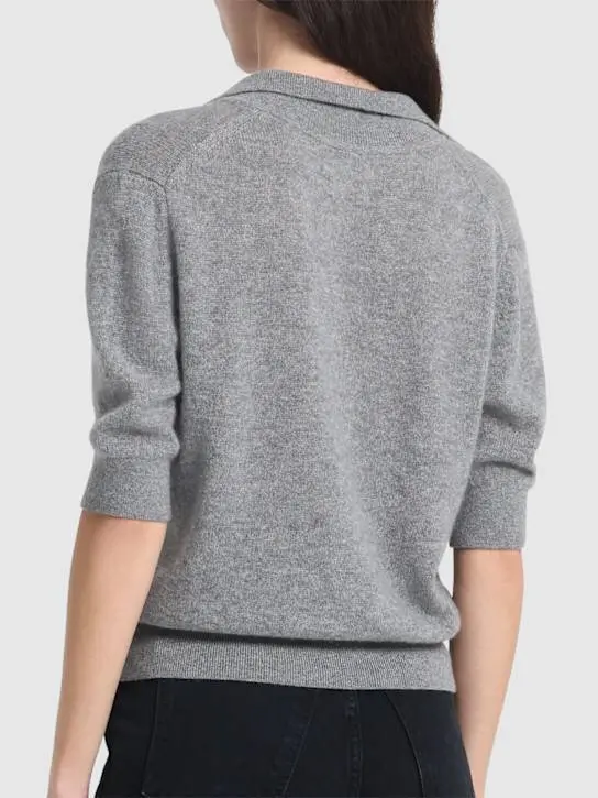 Khaite Shrunken Jo Cashmere Blend Sweater