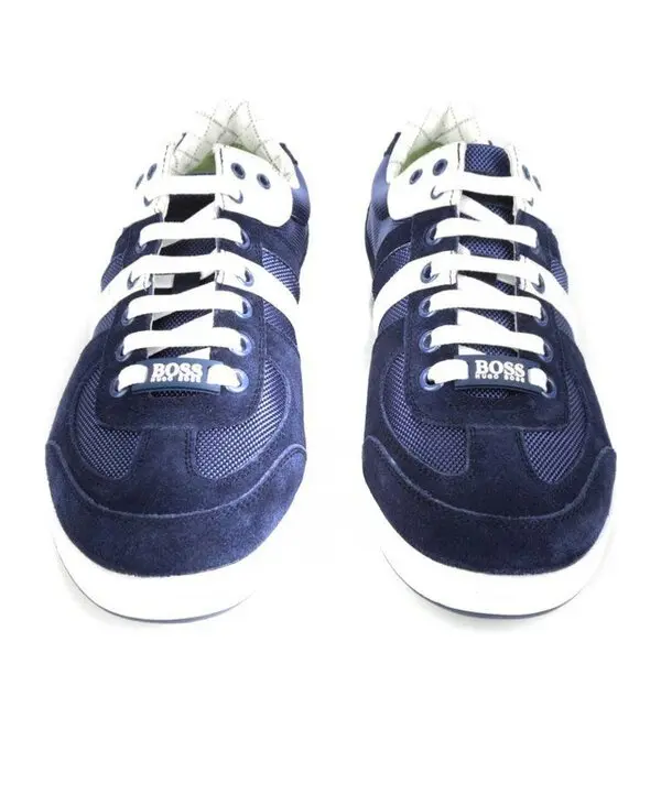 Hugo Boss Round Toe Lace Up Sneakers