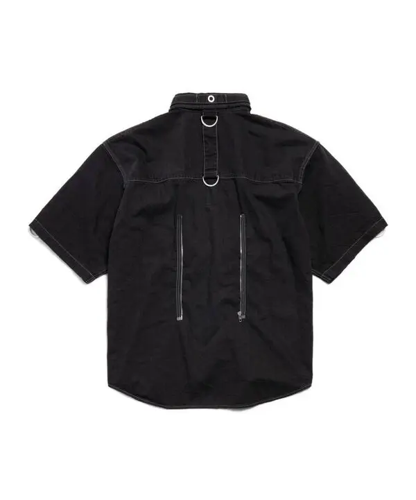Balenciaga D-ring Cargo Shirt In Lightweight - Black