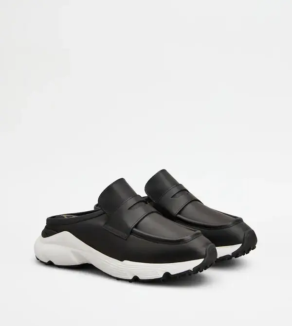 TOD'S Sporty Mules - Black