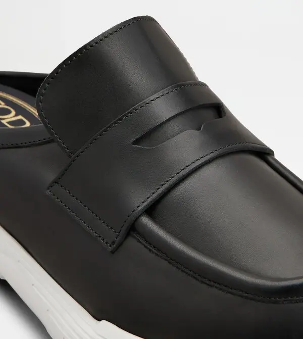 TOD'S Sporty Mules - Black