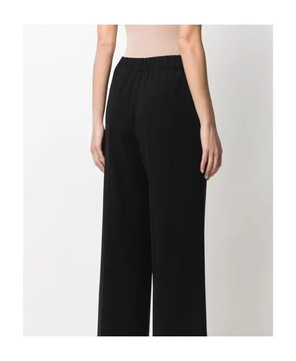 Alberto Biani Flared Crepe Trousers