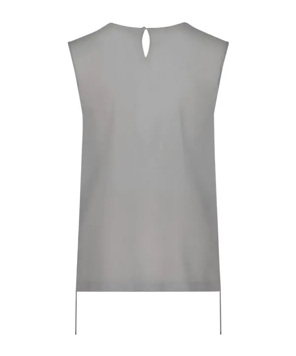 Peserico Sleeveless Round Neck Top With Side Ties