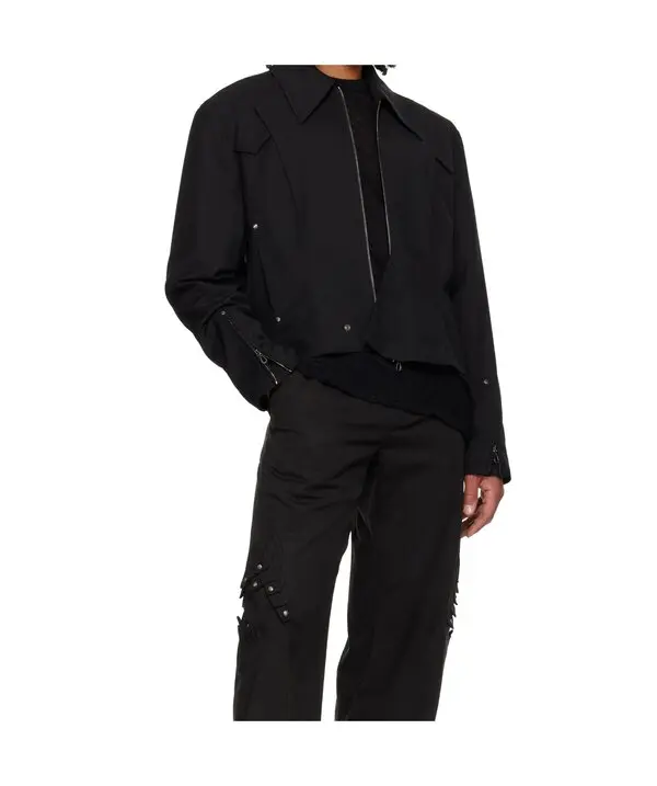 KIKO KOSTADINOV Black Cropped Blouson