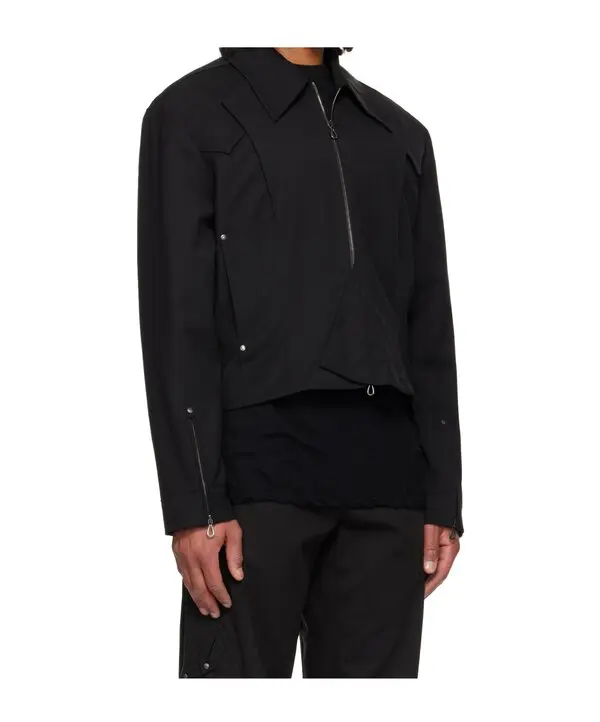 KIKO KOSTADINOV Black Cropped Blouson